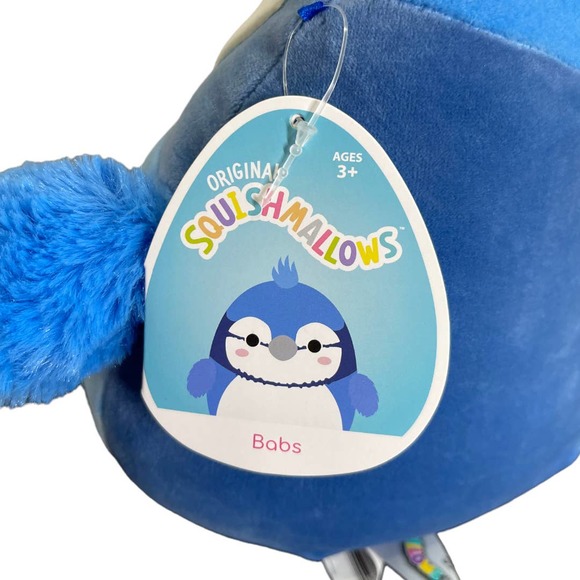 Squishmallows | Toys | Squishmallows 8 Babs Blue Jay Bird Nwt New Plush ...